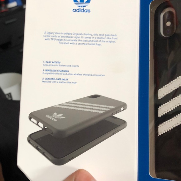 adidas | Accessories | Adidas Iphone Case For Xs Max Black | Poshmark